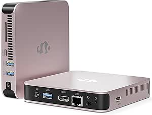NIMO Mini-PC, 16GB RAM 512GB M.2 SSD Ultra-Thin 4 Cores Mini PC Intel ...