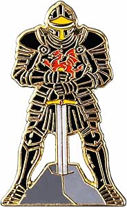 Amazon.com: Black Knight Pulling Sword From Stone Enamel Lapel Pin ...