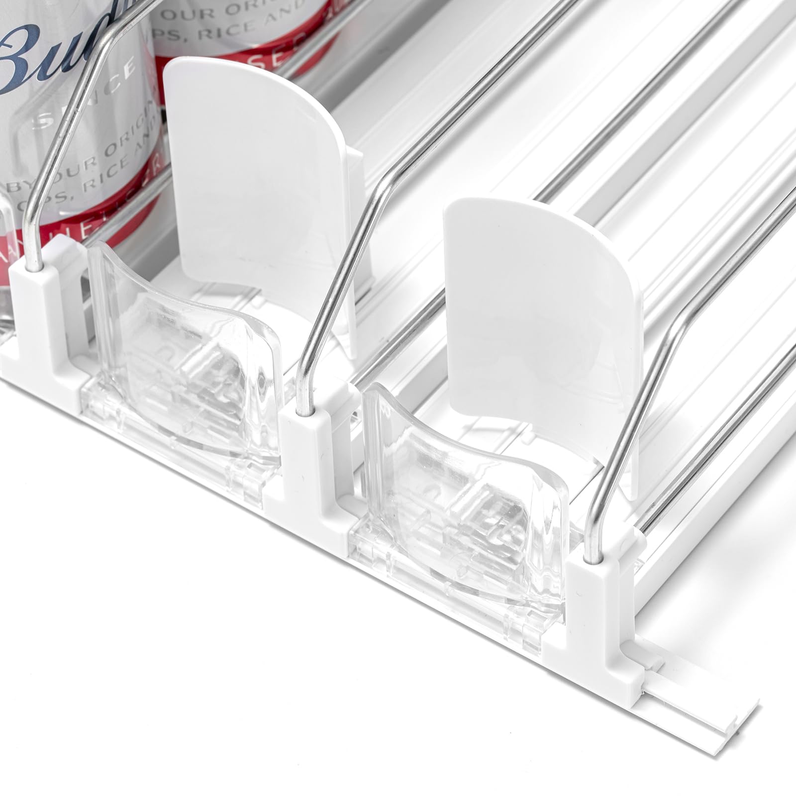 Snapklik.com : Drink Organizer For Fridge, Self-Pushing Soda Can ...