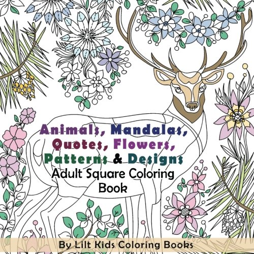 Amazon.com: Animals, Mandalas, Quotes, Flowers, Patterns & Designs ...