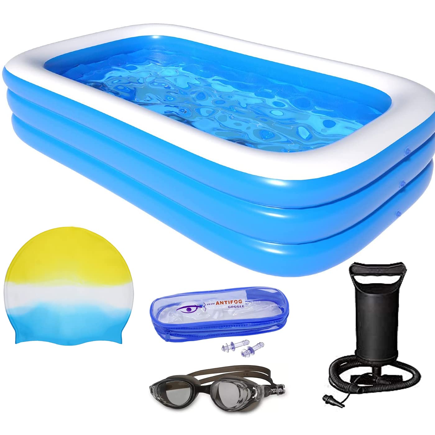Buy Pelo Swimming Pool Inflatable Summer Bath Tubs 10 Feet for Kids and ...