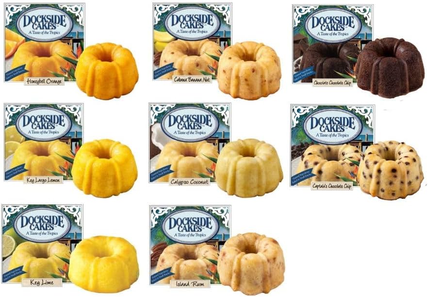Amazon.com : Dockside Market Mini Sampler Cakes - All natural- Fruit ...
