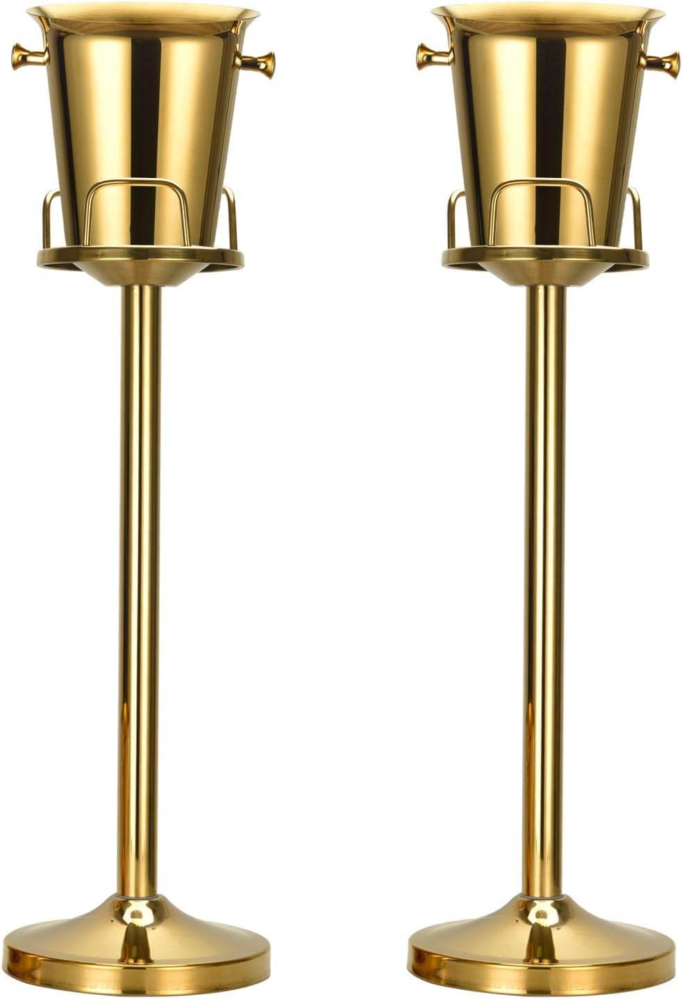 Amazon.com: Gold Ice Bucket with Stand, large Champagne Ice Bucket 1.32 ...