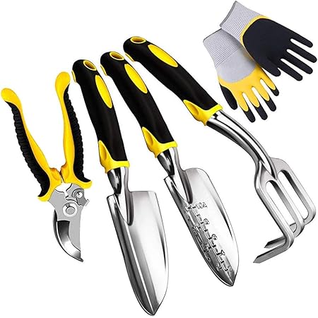 Kraft Seeds Gardening Tool Kit 5 Pcs (Scissor, Hand Fork, Big Hand ...