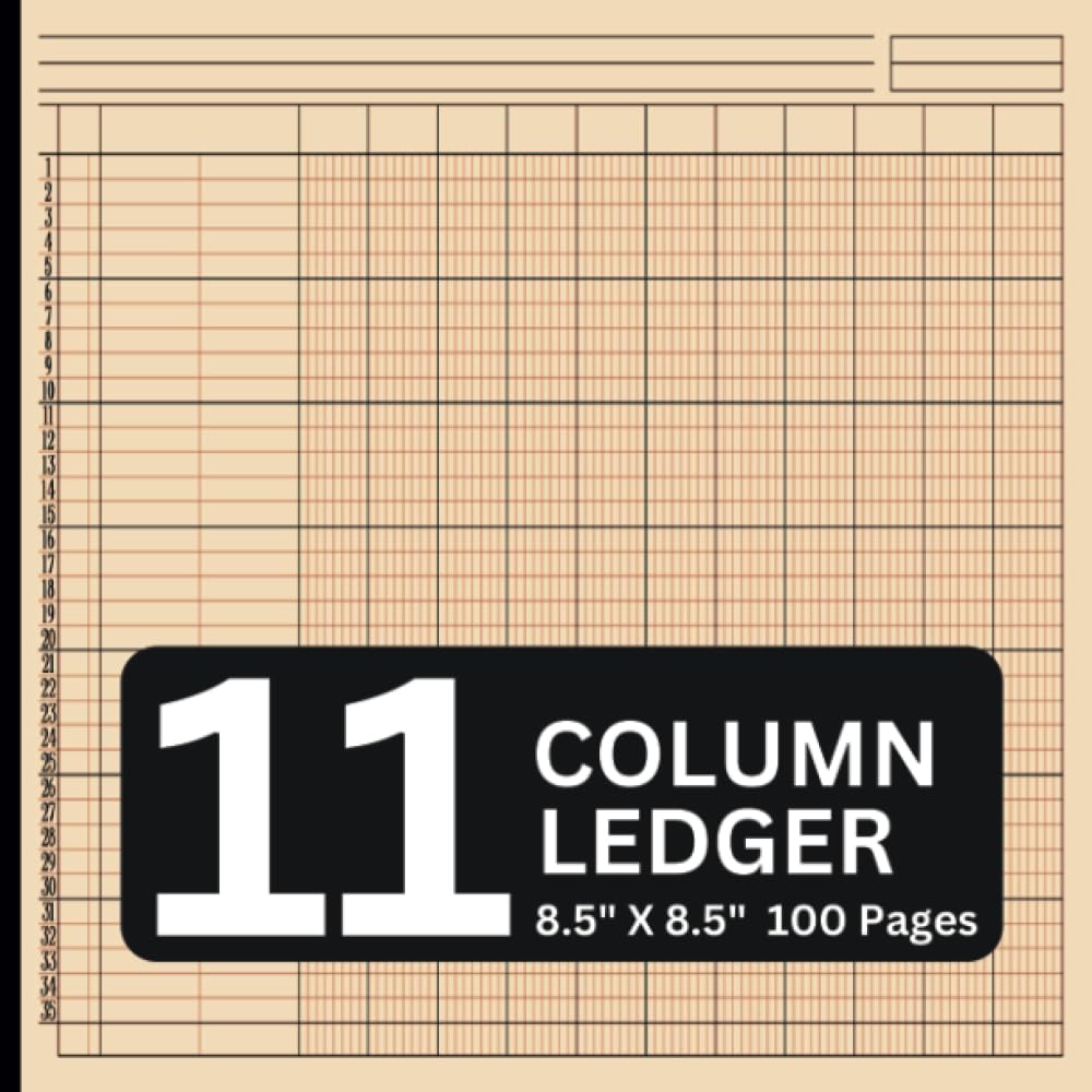 Amazon.com: 11 Column Ledger: 11 Column Ledger Pad |11 Column ...
