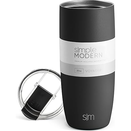 Amazon.com: Simple Modern Travel Coffee Mug Tumbler with Flip Lid ...