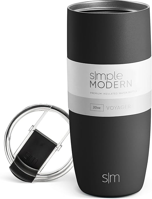 Amazon.com | Simple Modern Travel Coffee Mug Tumbler with Flip Lid ...