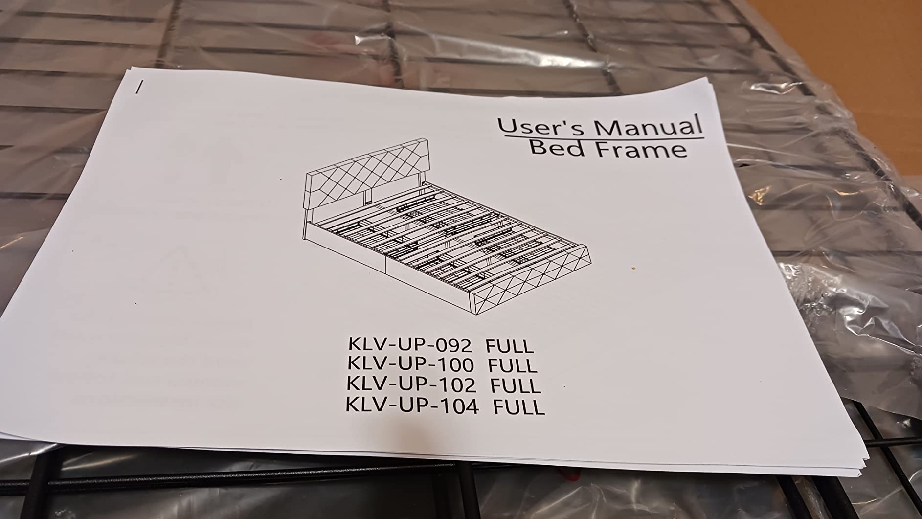 $26/mo - Finance Keyluv Modern Upholstered Bed Frame with 4 Drawers ...