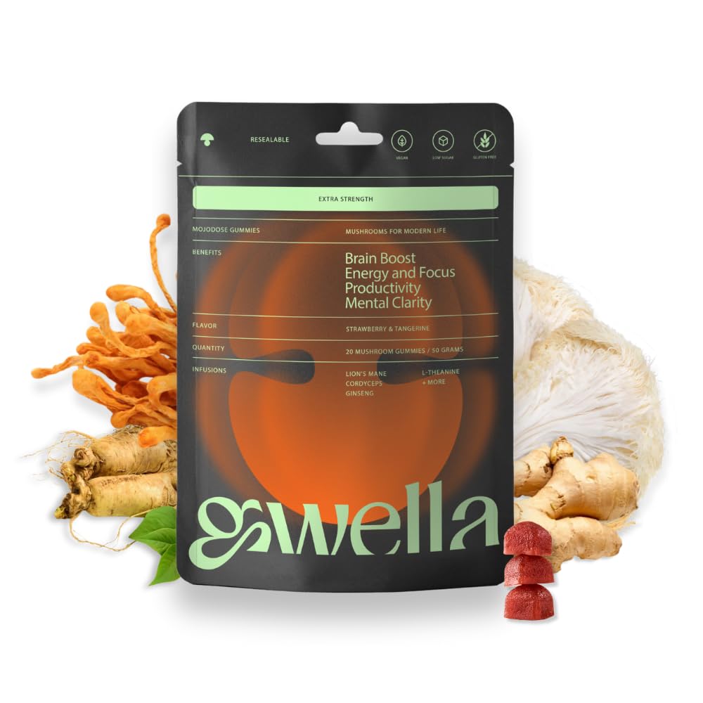 Amazon.com: Gwella Focus Gummies with Lion’s Mane, Panax Ginseng ...