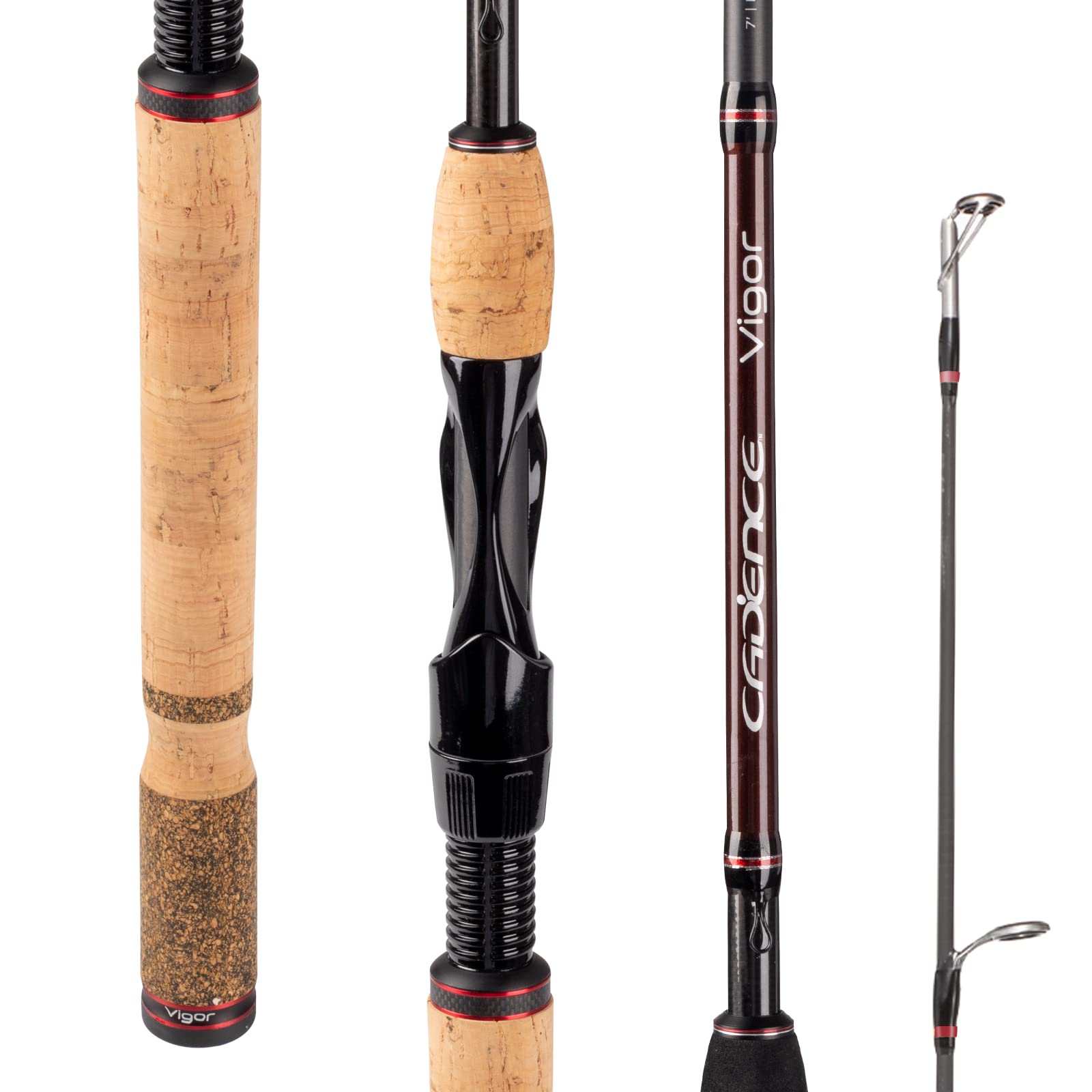 Cadence Vigor Spinning Rod, 30-Ton Carbon Blank, Fuji Reel Seat ...