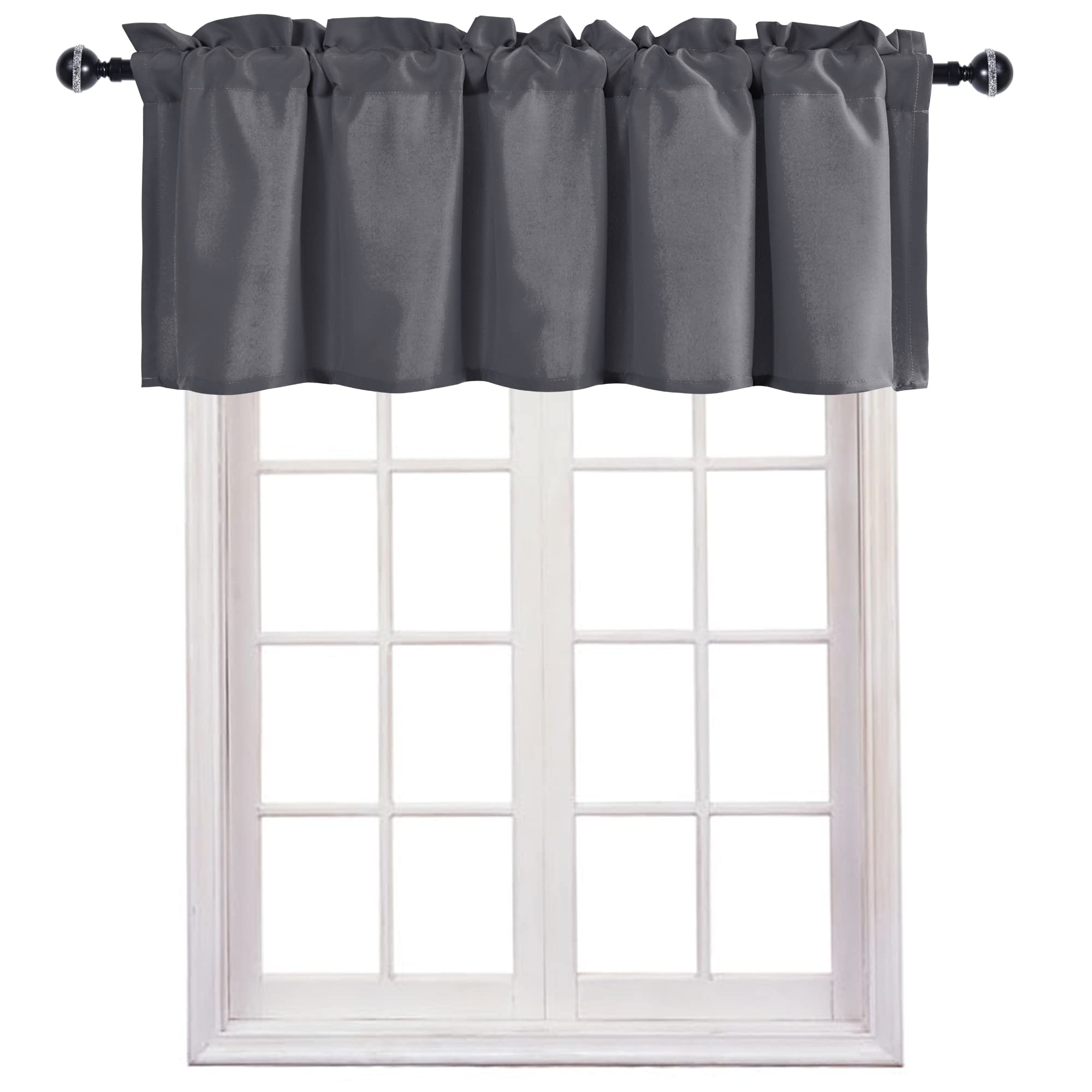 Amazon.com: JIUZHEN Valance Curtains for Kitchen Window Valances for ...