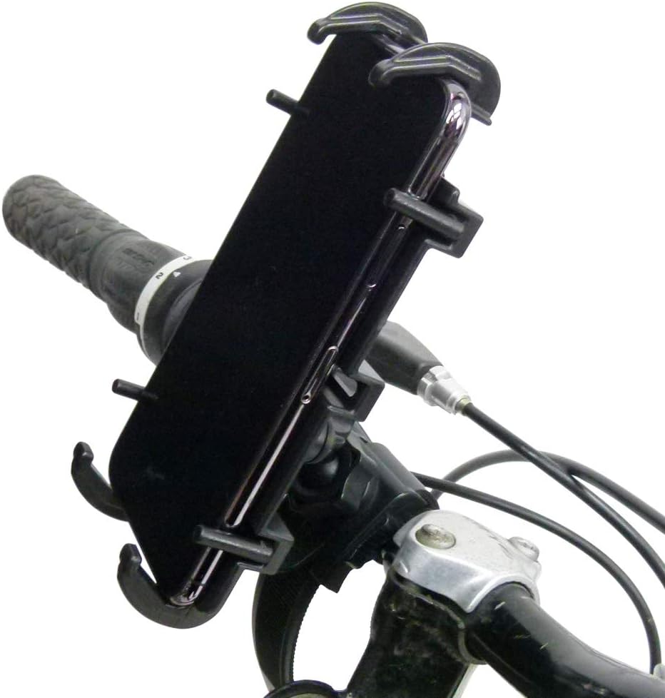 Amazon.com: BUYBITS Locking Strap Bicycle Handlebar Mount & Quick Grip ...