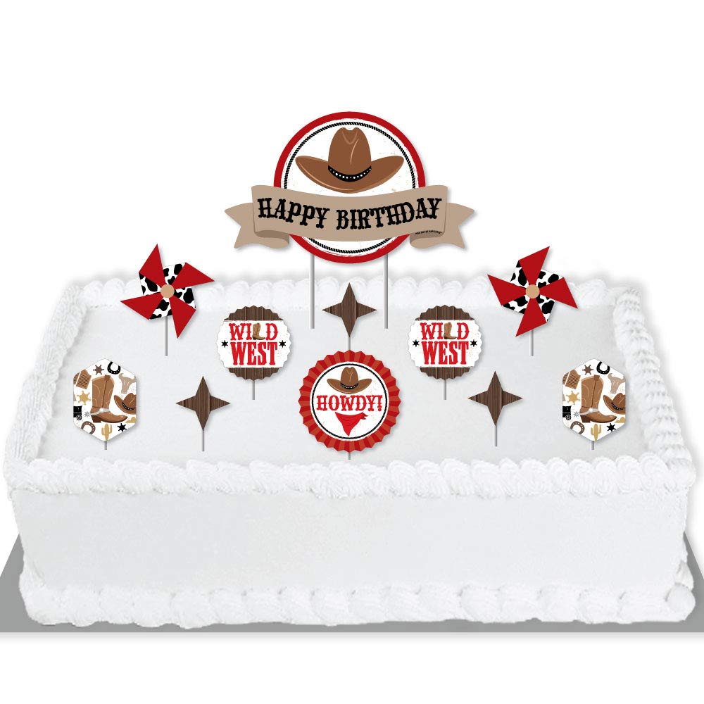Buy Big Dot of Happiness Western Hoedown - Wild West Cowboy Birthday ...