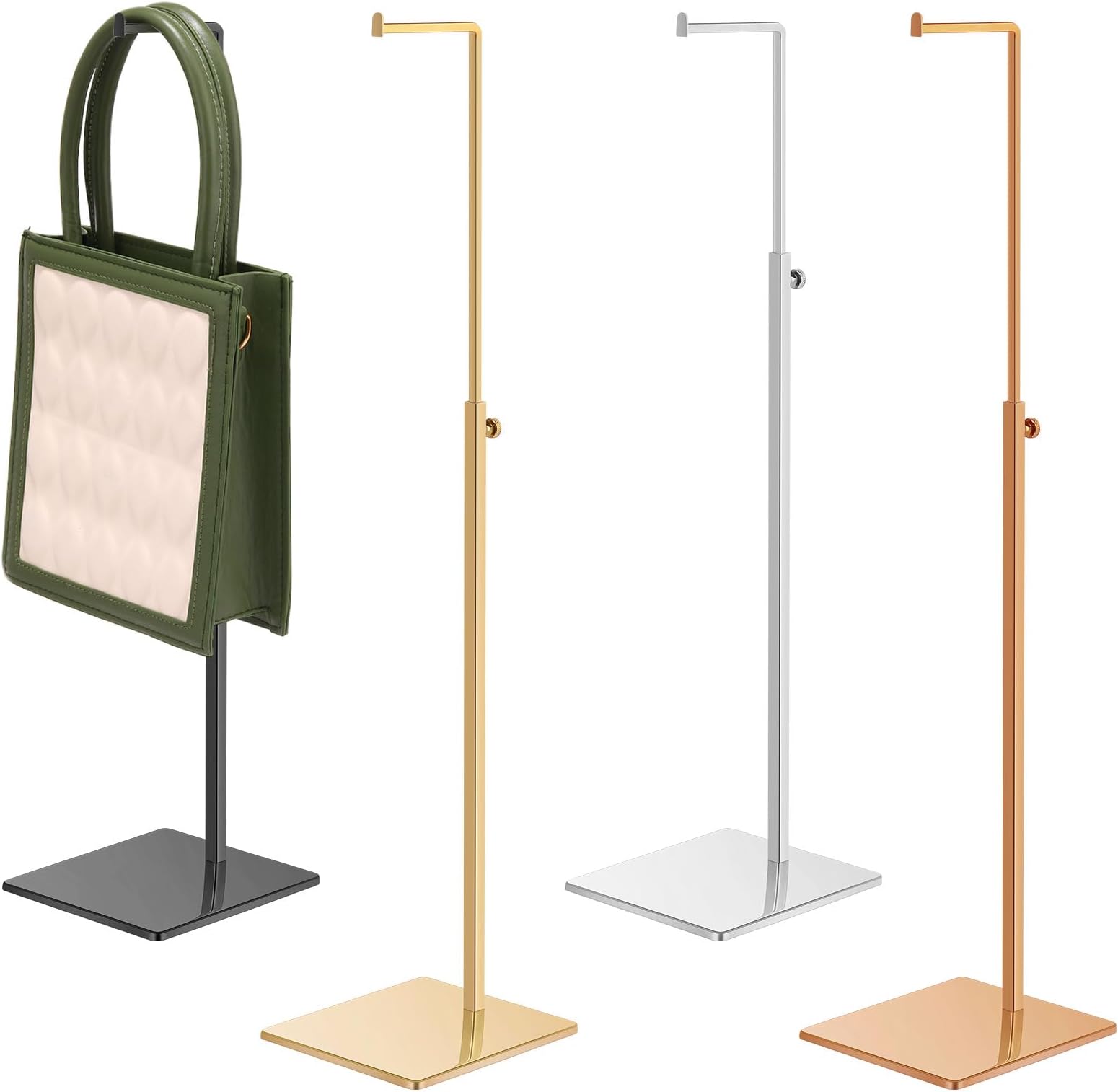 Amazon.com: 4 Pack Purse Display Stands, Adjustable Height Handbag ...
