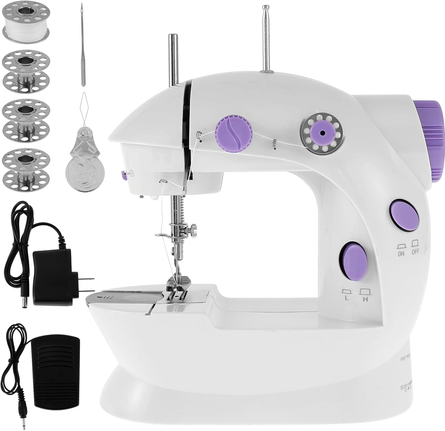 Amazon.com: KTZCTPCA Mini Sewing Machine, Compact Mending Machine for ...