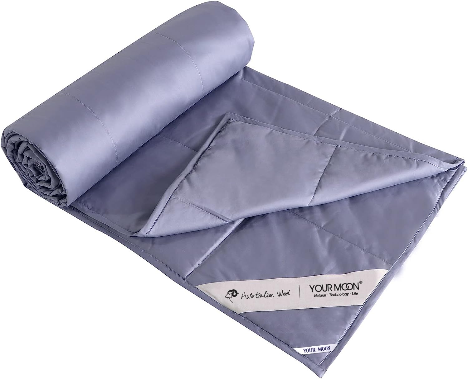 Amazon.com: YOUR MOON 150GSM Luxurious Lightweight Wool Comforter ...