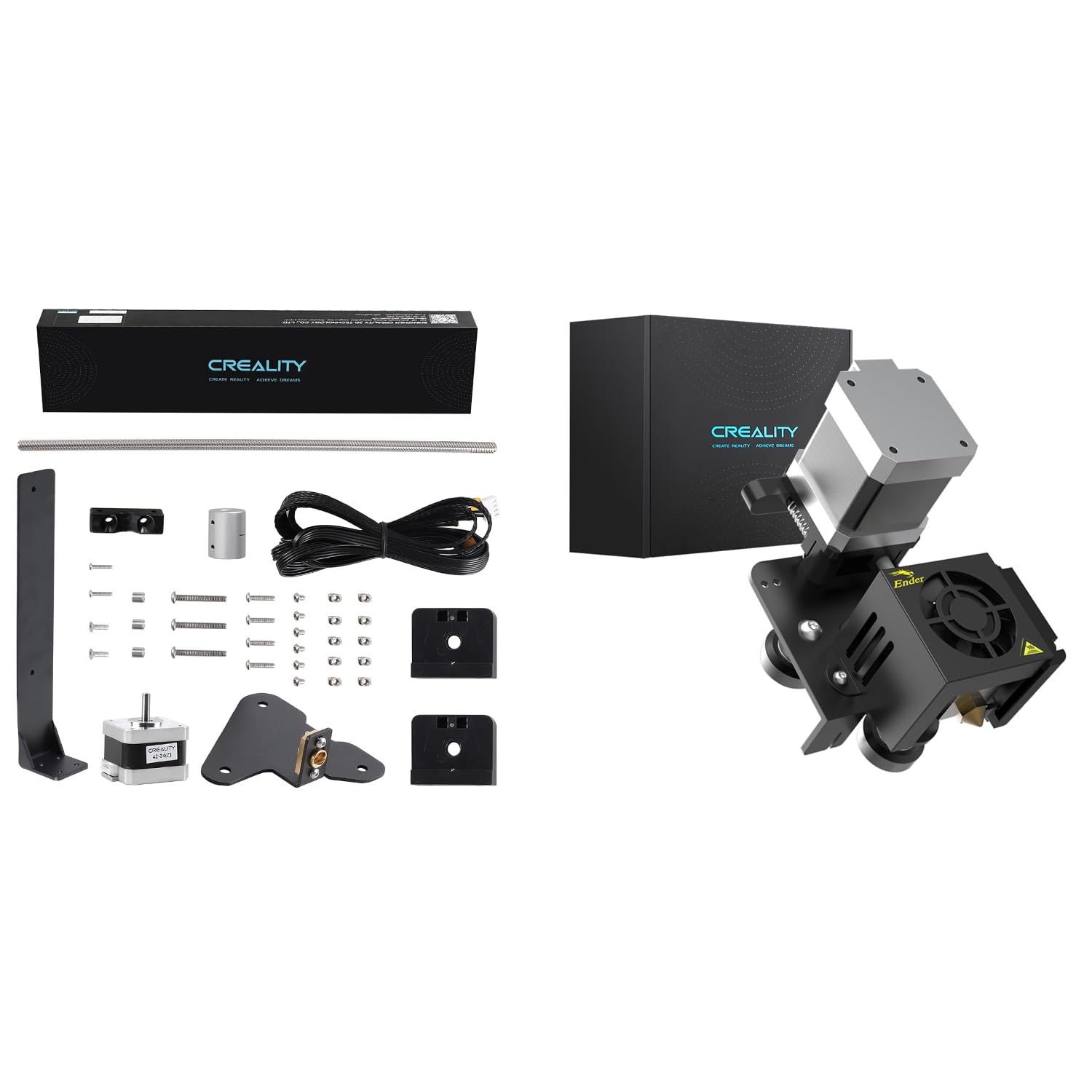 Amazon.com: Creality Ender 3 Dual Z-axis Kit and Ender 3 Direct Driver ...