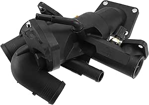 X AUTOHAUX Thermostat Housing Assembly for Jaguar AJ811793 Plastic ...