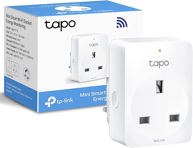 Tapo Smart Plug with Energy Monitoring, Works with Amazon Alexa (Echo ...