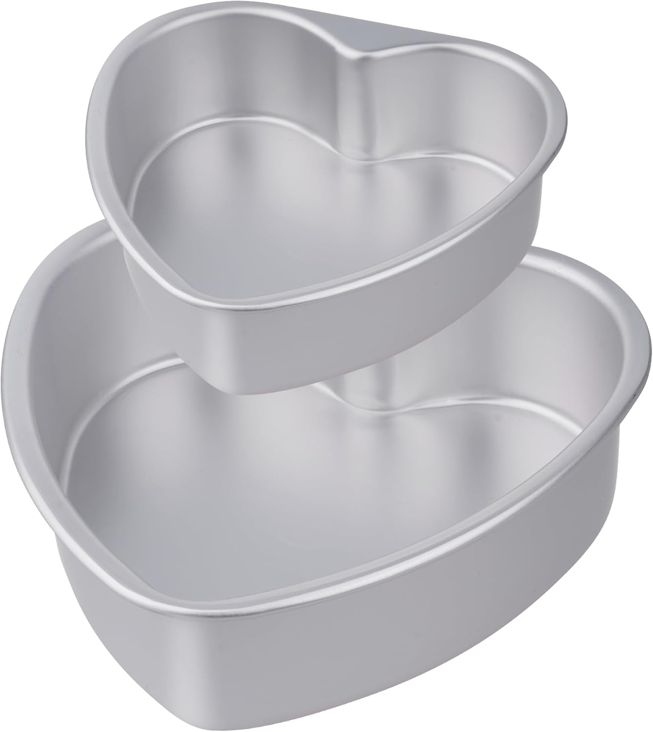 Amazon.com: Hmxpls 2Pcs Heart Shaped Cake Pans, Heart Baking Pan Cake ...