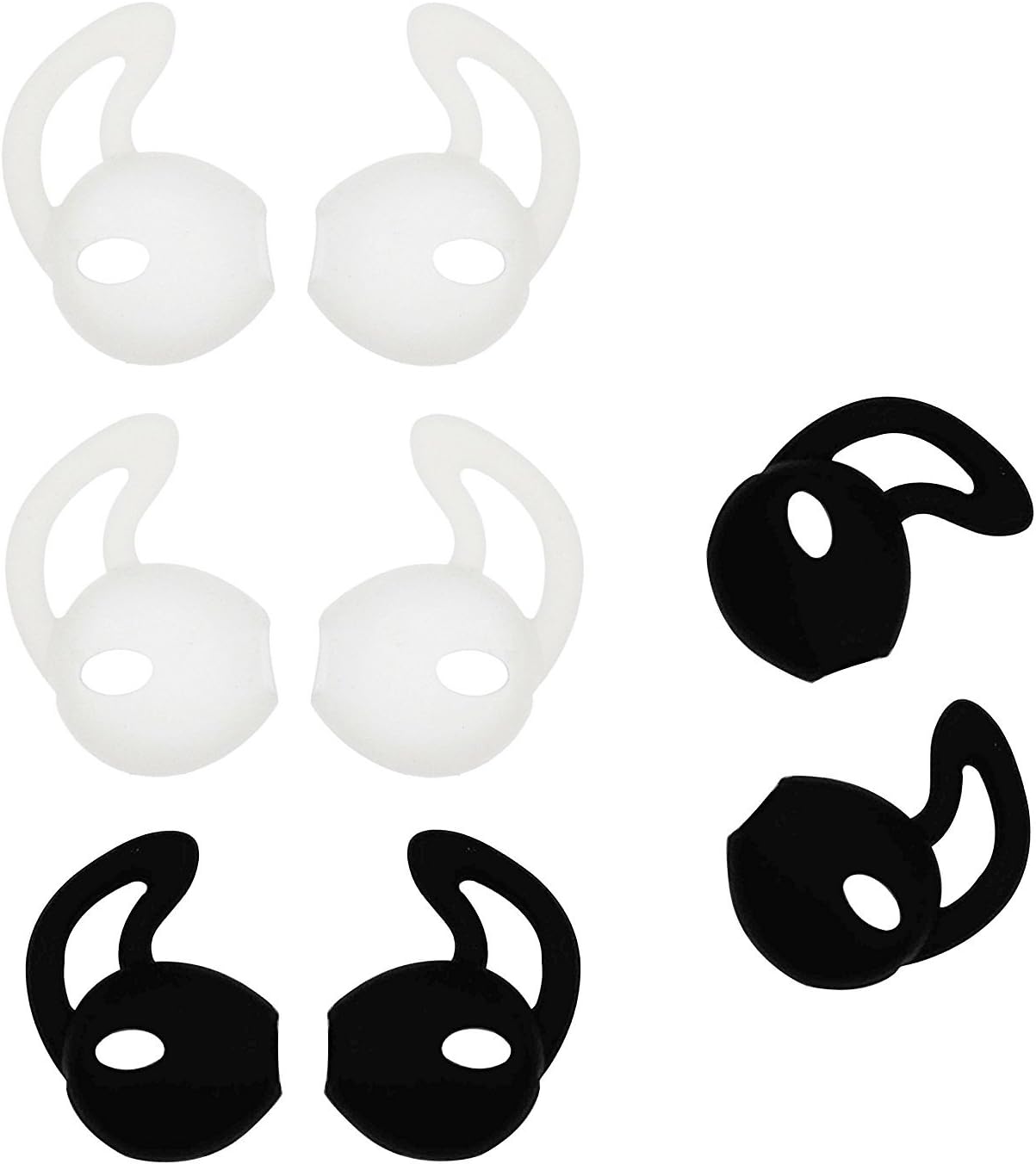 Amazon.com: JNSA 6 Pairs Silicone Ear Tips Ear Hooks Compatible with ...