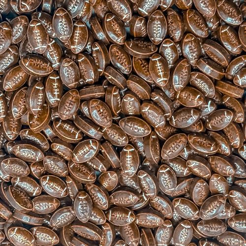 Amazon.com: Football Cupcake Dessert Decortions Sprinkles (2oz Football ...