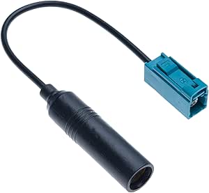 Fakra Z to DIN Female Aerial Pigtail Antenna Adapter DAB Car Stereo FM ...