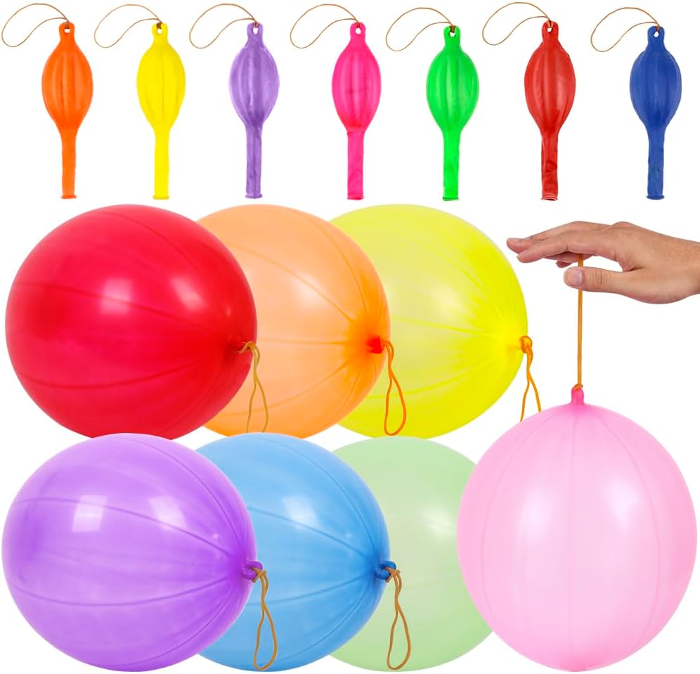 Amazon.com: rubfac 25 Punch Balloons, Party Favors for Kids, Thickened ...