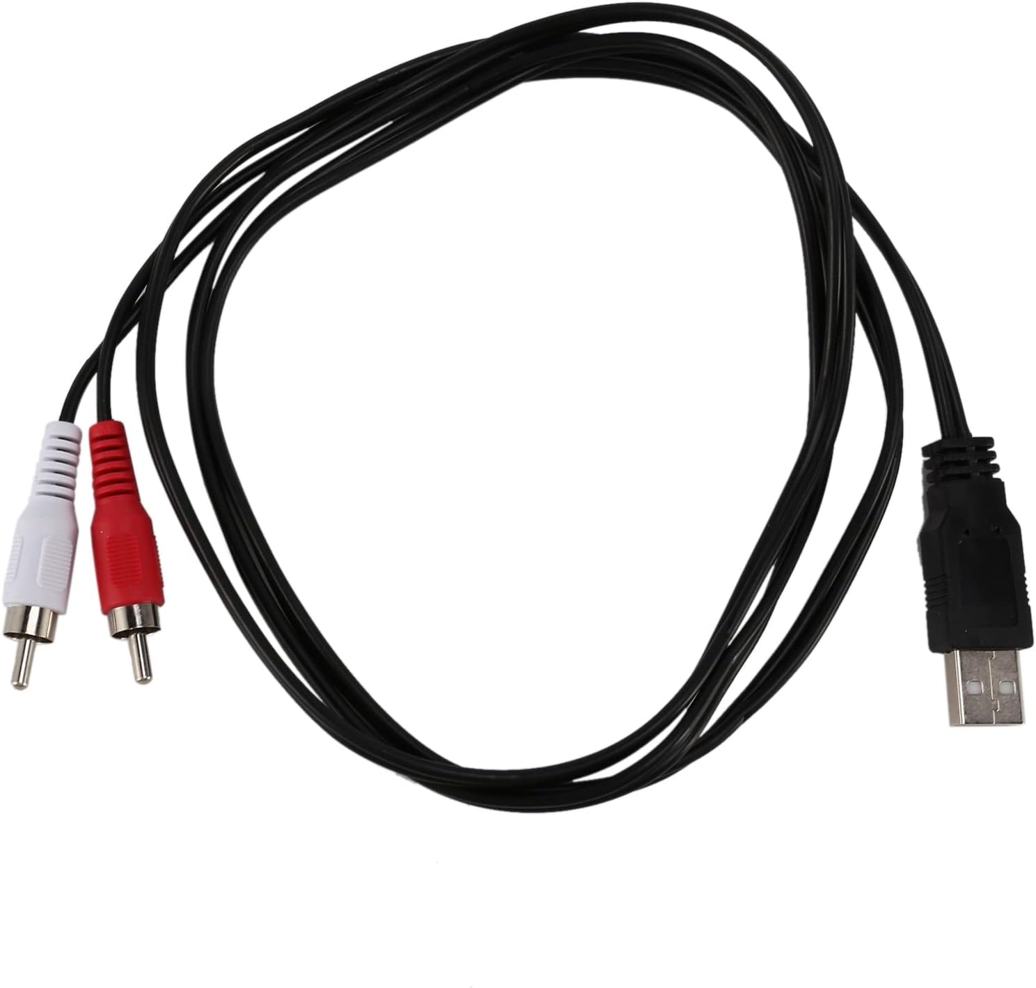Amazon.com: pizarra 1.5M USB A Male to 2X Phono Male Av Cable Lead Pc ...