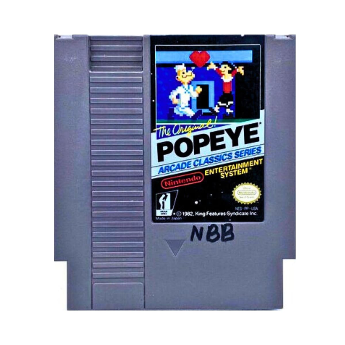 Amazon.com: Popeye Game Cartridge for 8 Bit 72 Pins NES Video Game ...
