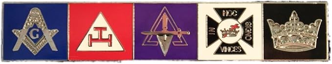 Amazon.com: York Rite Knights Templar KYCH Emblems Uniform Bar Lapel Pin