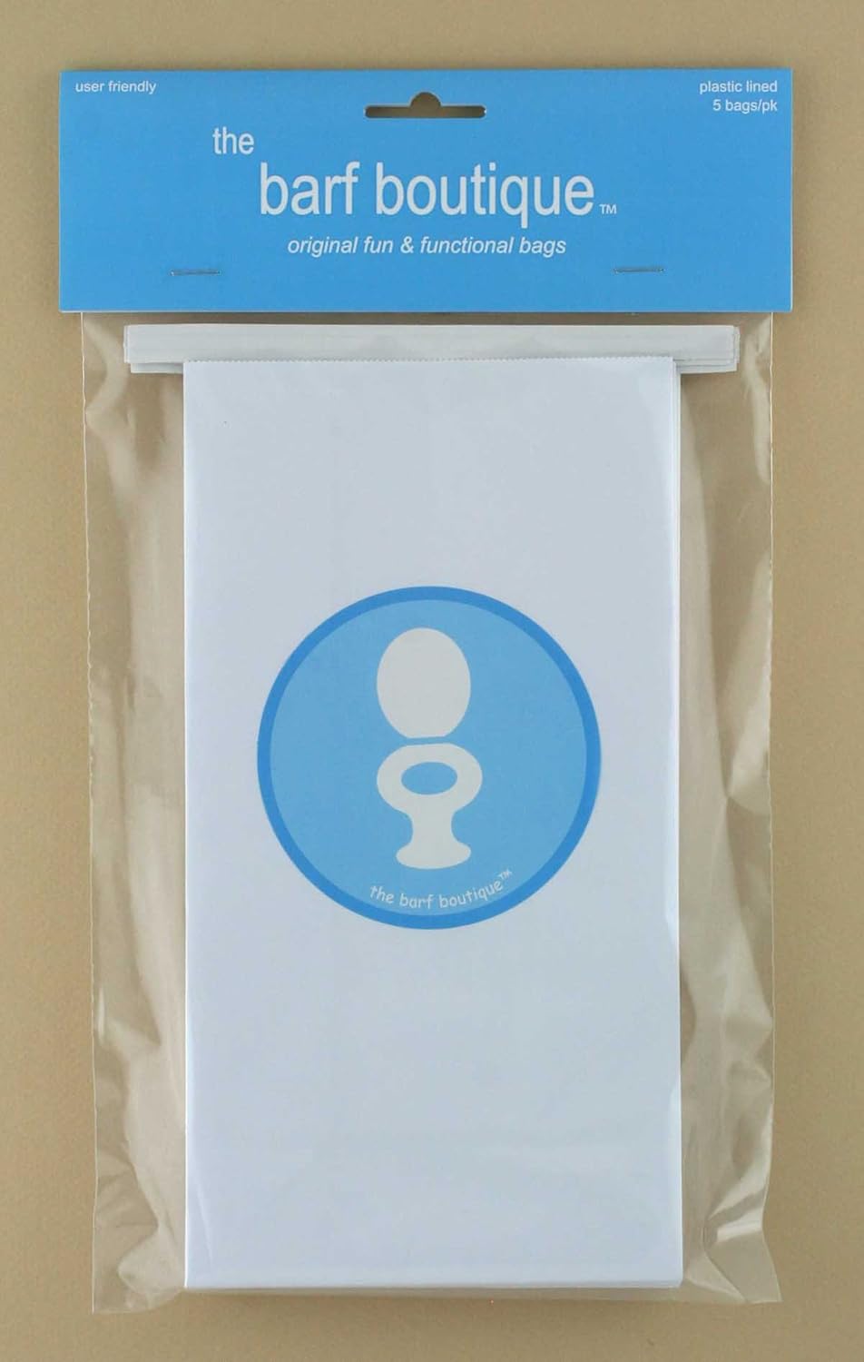 Amazon.com: "Blue Toilet" Barf Bags (5/pk) : Health & Household