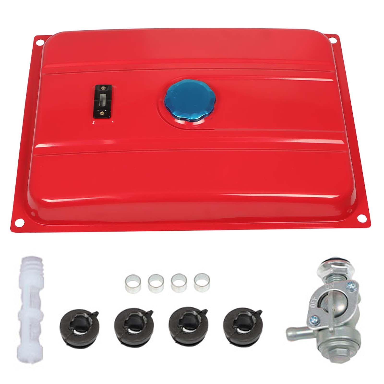 Amazon.com: 6.6 Gallons Generator Gas Fuel Tank with Valve Chrome Cap ...