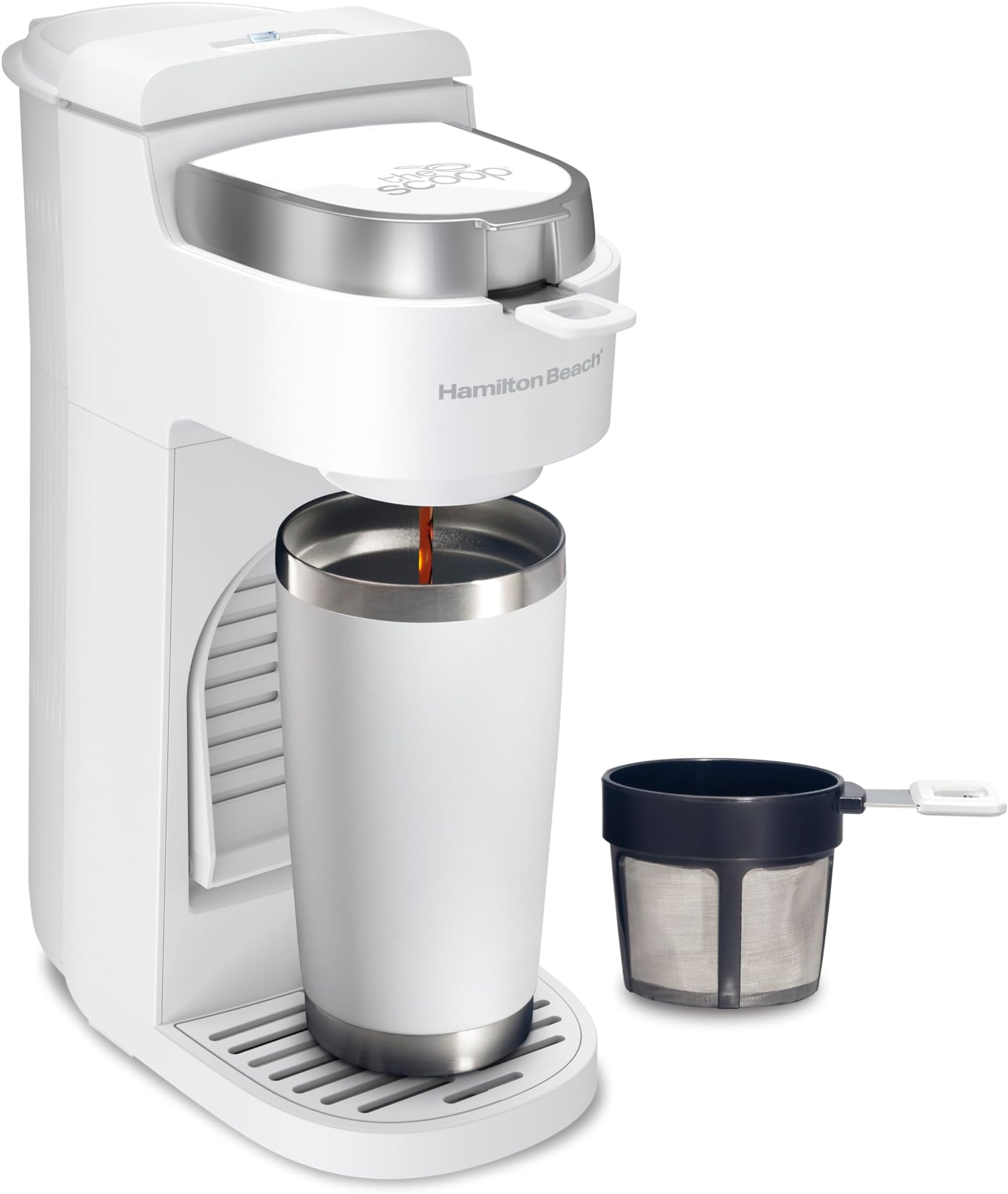 Amazon.com: Hamilton Beach 47621 The Scoop Single Serve Coffee Maker ...