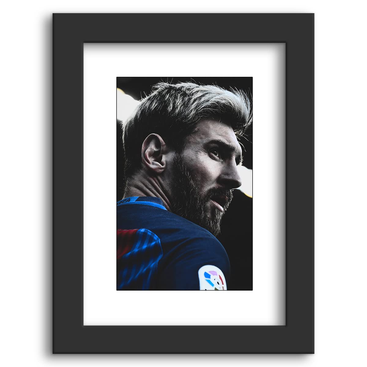 DmcreativityCraft Lionel Messi Barcelona Poster - with 1 inch Photo ...