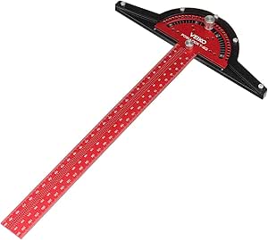 MTSAS Aluminum Alloy 300mm Angle Positioning T Square Posi Lock Ruler ...