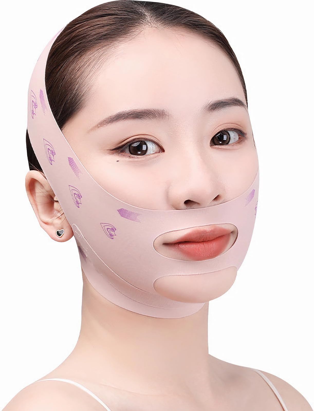 Amazon.com: PLANTIFIQUE Chin Strap for Face Contouring - Reusable V ...