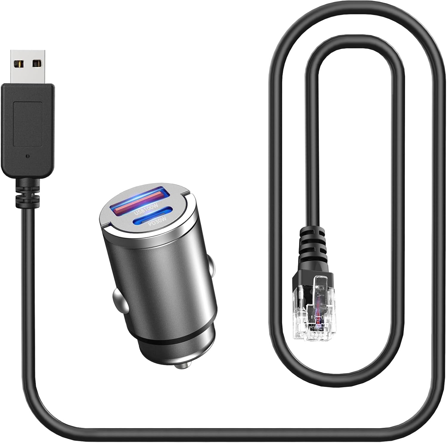 Amazon.com: Radar Detector Cable, USB to RJ11 Plug Radar Detectors ...