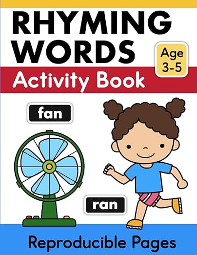 Amazon.com: Rhyming Words Workbook Activity Book for Preschool and ...
