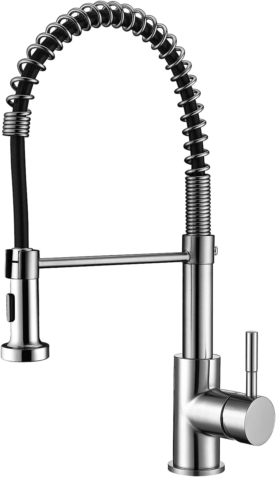 Pull Down Kitchen Sink Faucet Single Handle Spring Kitchen Faucet ...