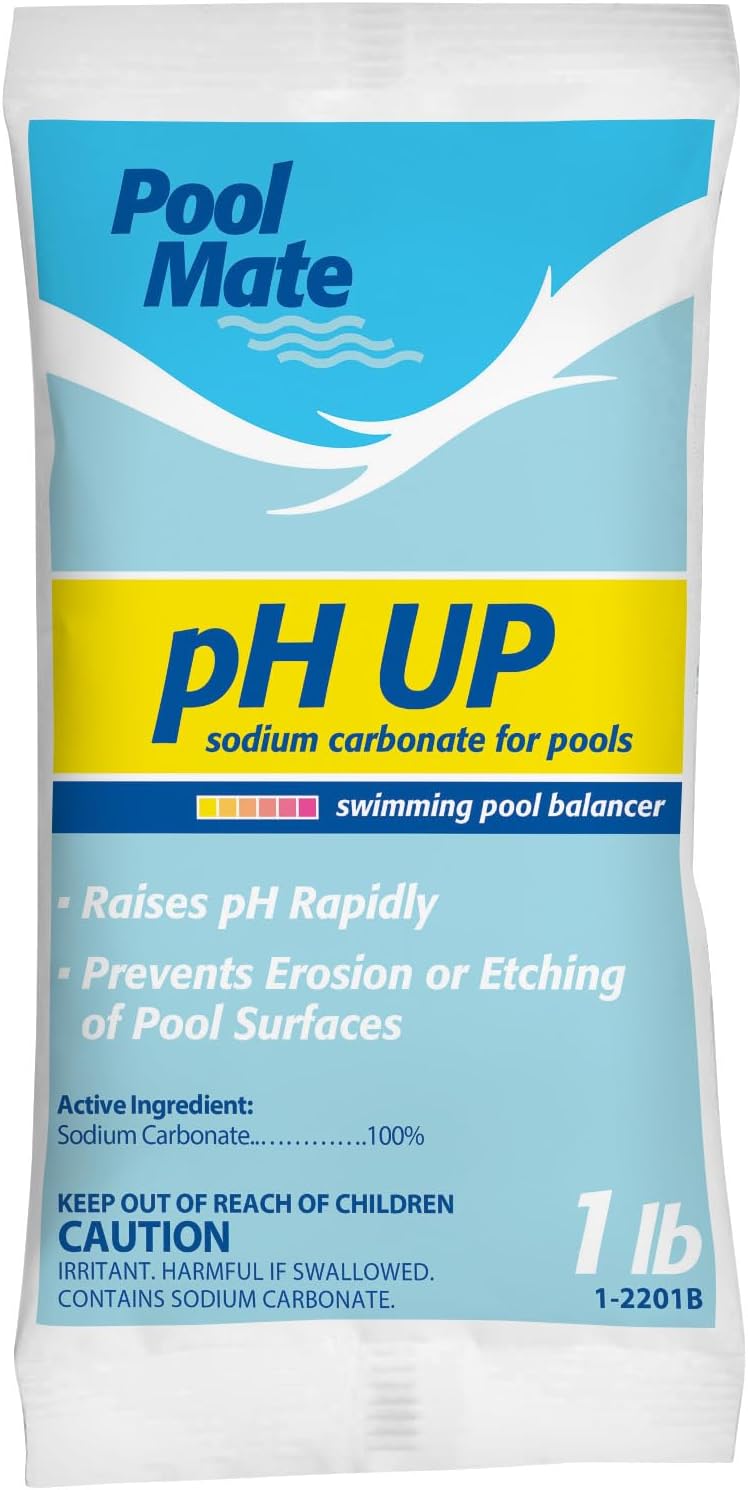 Amazon.com : Pool Mate 1-Pound Premium pH Up for Pools, 100% Sodium ...