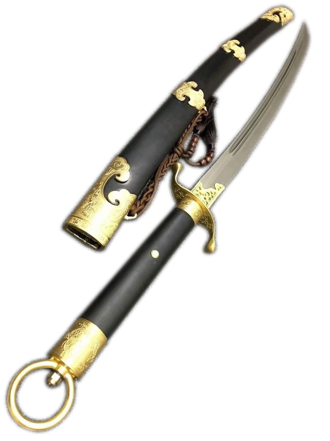 Amazon.com : Lin Sword,Tai chi dao,Hand Forged,Damascus Steel Blade ...