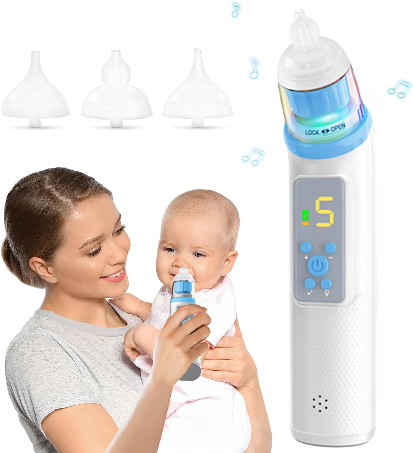 Amazon.com: Nasal Aspirator for Baby, Electric Nose Suction for Baby ...