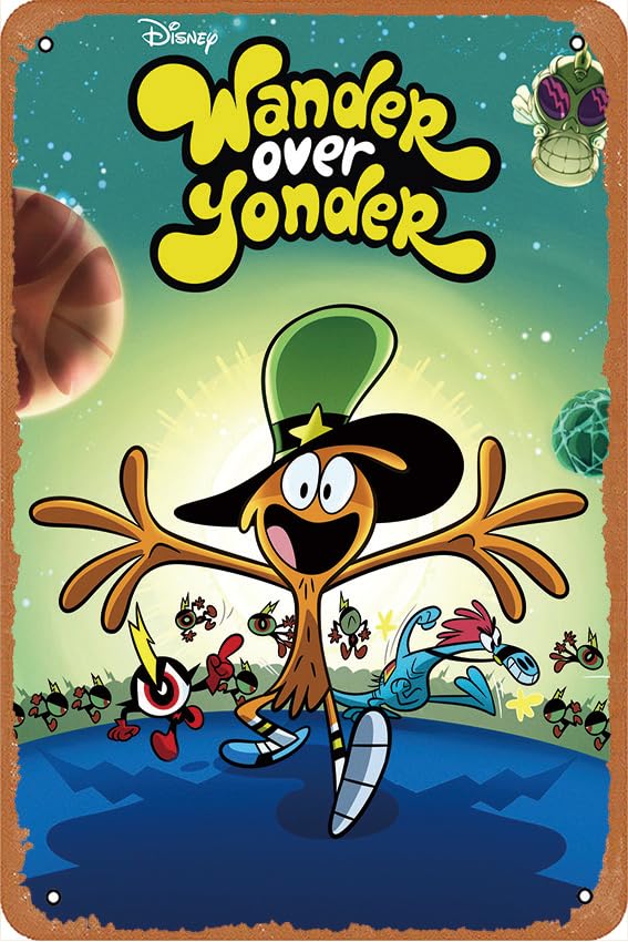 Amazon.com : Wander Over Yonder (1963-1966) 12x8 inch vintage metal tin logo vintage metal logo ...