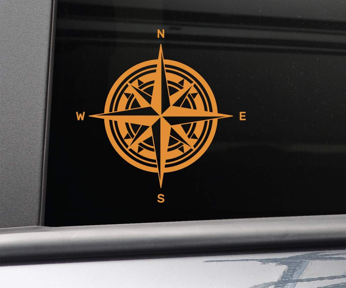 Amazon.com: Compass Vinyl Decal Laptop Car Truck Bumper Window Sticker ...