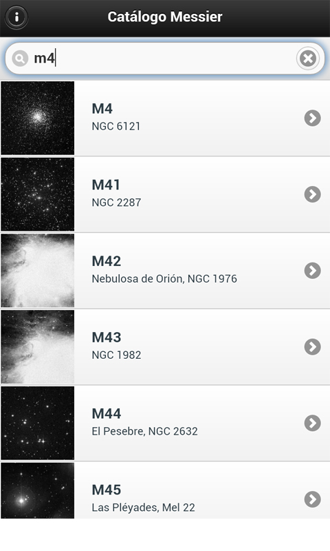 Aplicación Catálogo Messier - Guía de Objetos Astronómicos en Amazon ...
