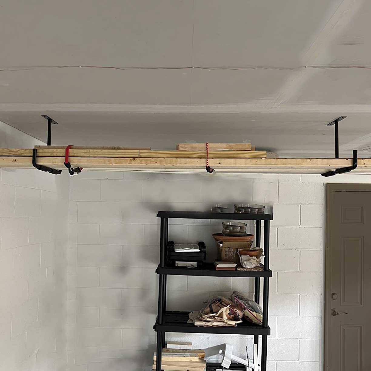 Suspended Garage Shelving Overhead Garage Storage Racks