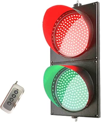Amazon.com: KJLYLPP 300mm(12inch) Red/Green Traffic Light, Stop and Go ...