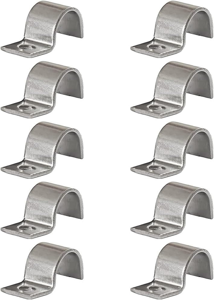 Yaocom 50 Pcs Pipe Strap, Pipe Clamp One Hole Straps Conduit Clamp ...