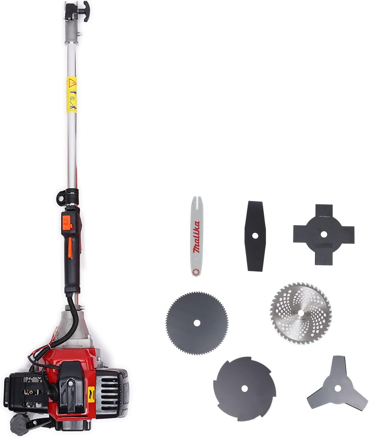 Amazon.com : YIYIBYUS 52CC 2-Stroke Brush Cutter,Multifunctional Weed ...